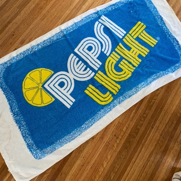 Pepsi | Bath | Vtg Pepsi Light Beach Towel | Poshmark